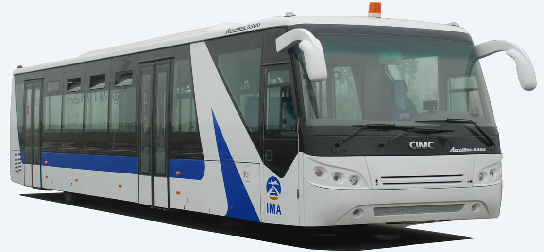 White / Red / Blue 14 Seater Airport Apron Bus Right / Left Hand Drive ...