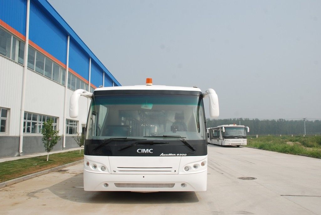 Low Carbon Alloy Steel Body Airport Transfer Coach , Right / Left Hand ...