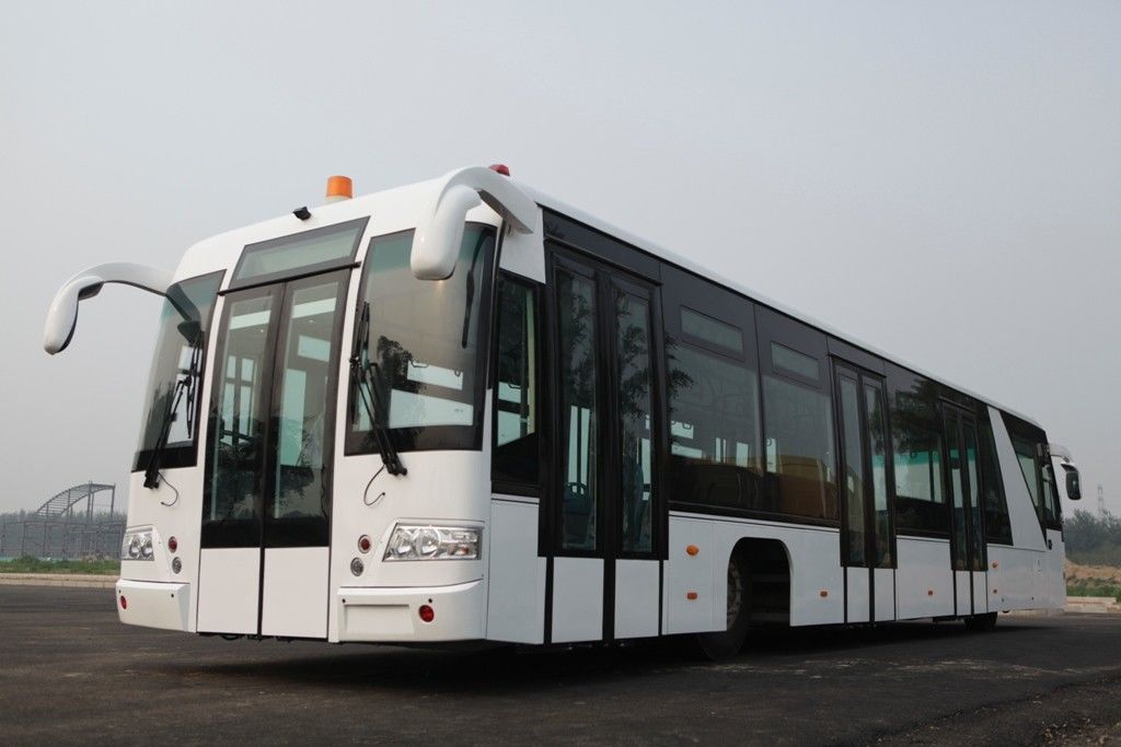 Adjustable Seat Airport Transfer Bus , Front Axle MERCEDES BENZ 733.W14 ...