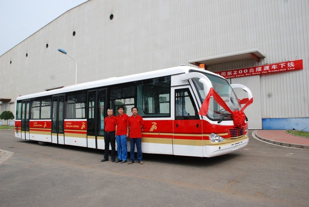 4 Door 14 Seater Airport Coach Terminal Shuttle Bus 22m2 Effective ...